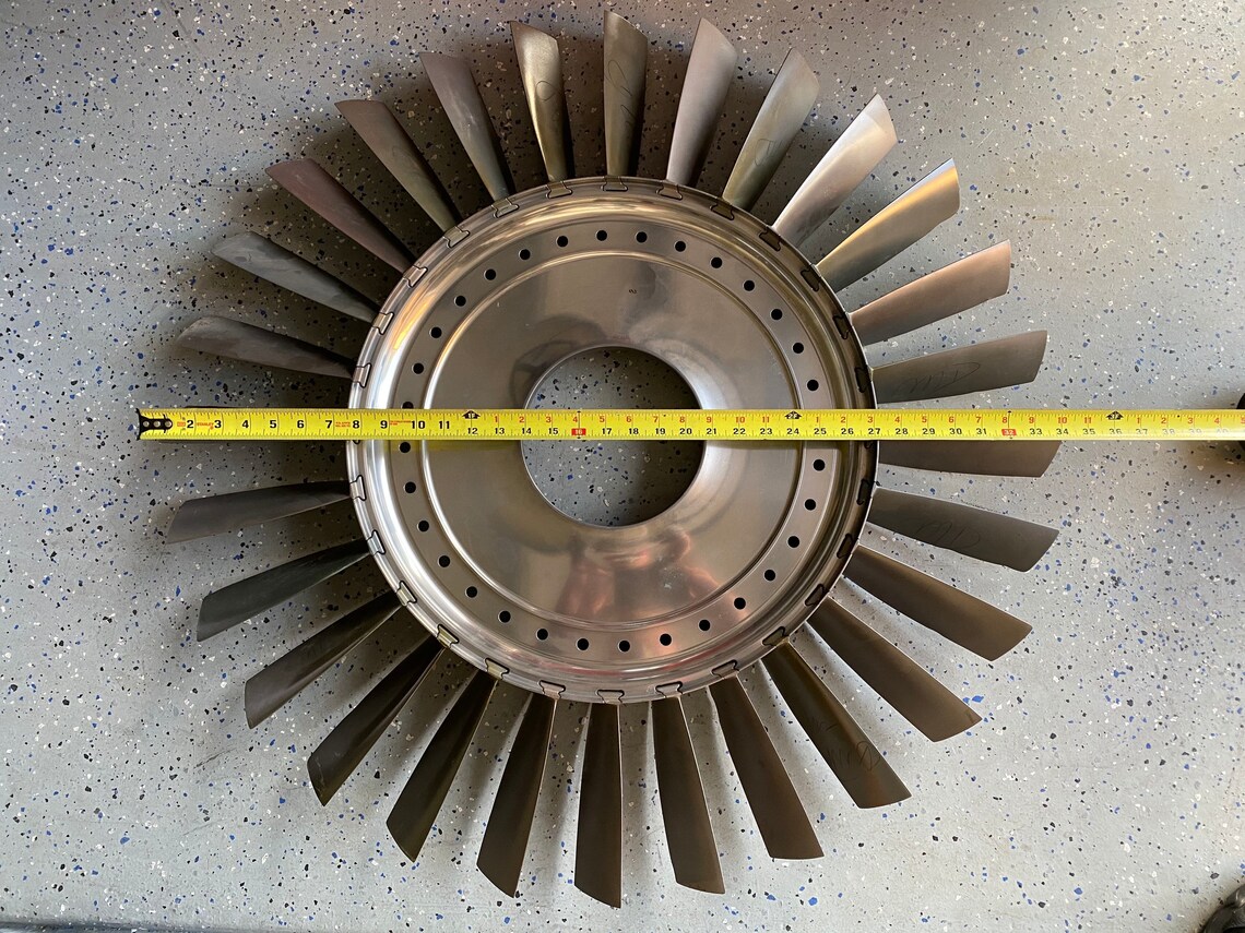 B-52 Stratofortress Titanium Jet Engine Disk. Boeing Table - Etsy