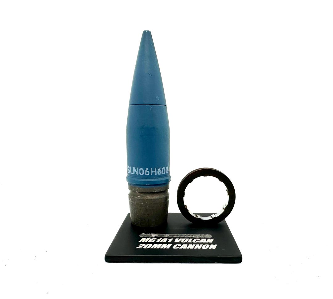 20MM Inert Practice Dummy Projectile With Barrel Section. Ejection Seat ...