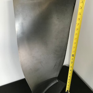 HUGE Airbus A-319 A-320 Titanium Jet Engine FAN Blade. Pilot Gift Desk ...