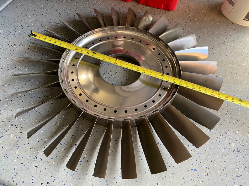 B-52 Stratofortress Titanium Jet Engine Disk. Boeing Table | Etsy