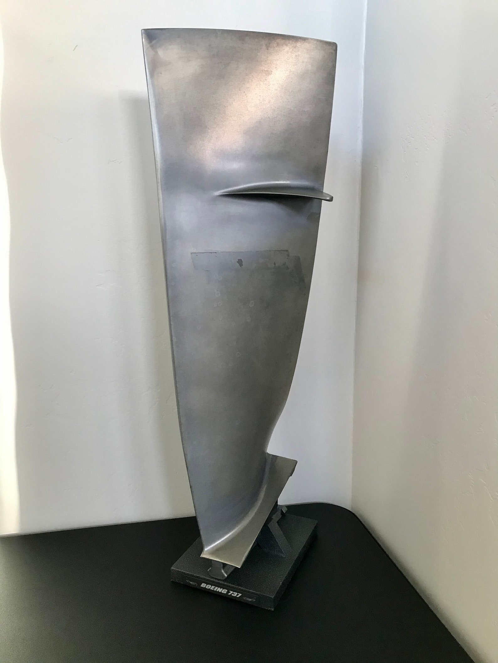 HUGE Boeing 737 Titanium Jet Engine Fan Blade. Display Pilot - Etsy