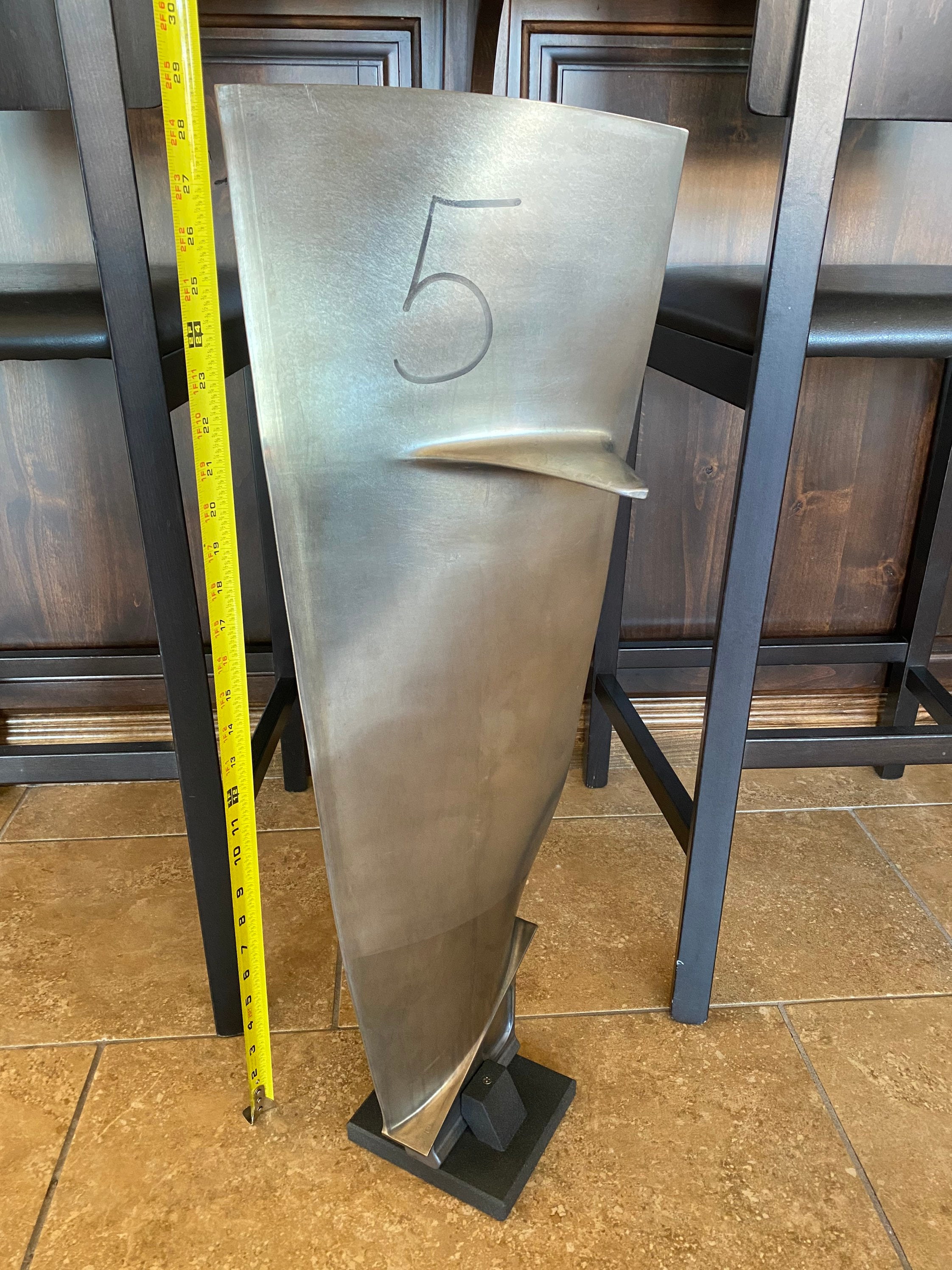 CF6 Boeing 747 Huge Titanium Jet Engine Fan Blade Display. | Etsy