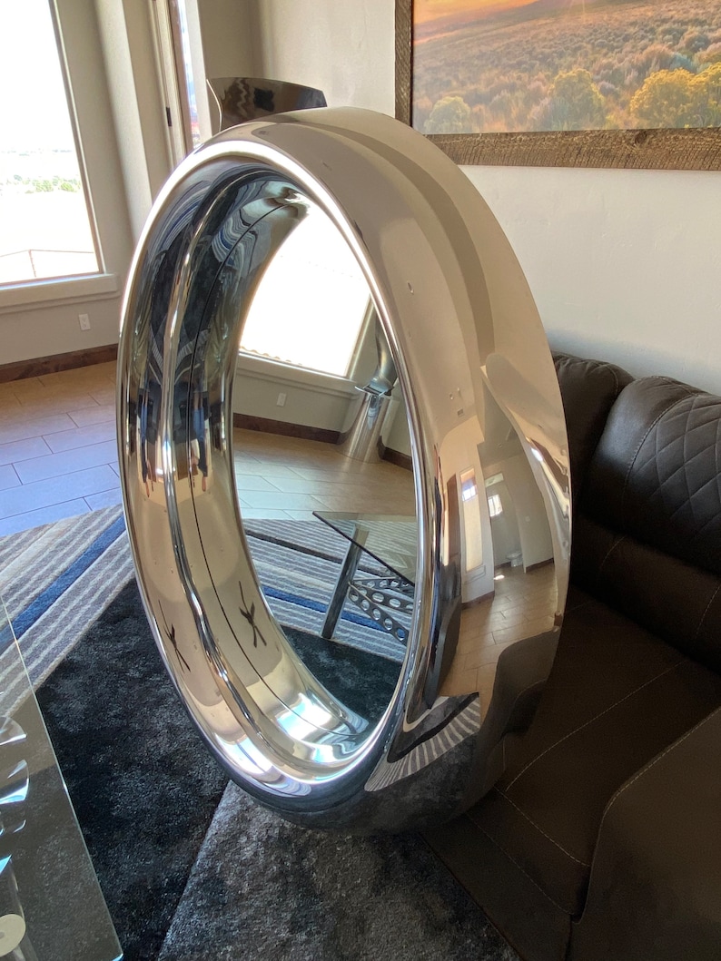 Huge Aircraft Jet Engine Inlet Mirror. Pilot Gift Desk Model Captain ...