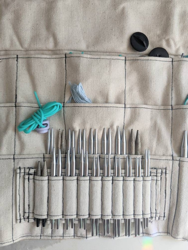 Knitting Needle Case Sewing Pattern or Tutorial Photos and - Etsy