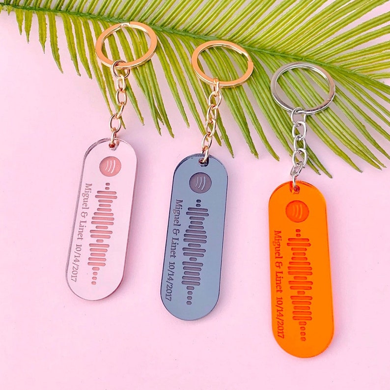 2 Personalized Spotify Code Keychain Laser Engraved | Etsy 2 Personalized Spotify Code Keychain Laser Engraved | Etsy