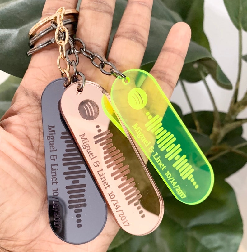 2 Personalized Spotify Code Keychain Laser Engraved | Etsy 2 Personalized Spotify Code Keychain Laser Engraved | Etsy