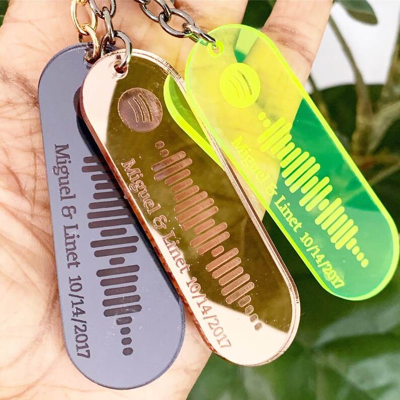 2 Personalized Spotify Code Keychain Laser Engraved | Etsy 2 Personalized Spotify Code Keychain Laser Engraved | Etsy