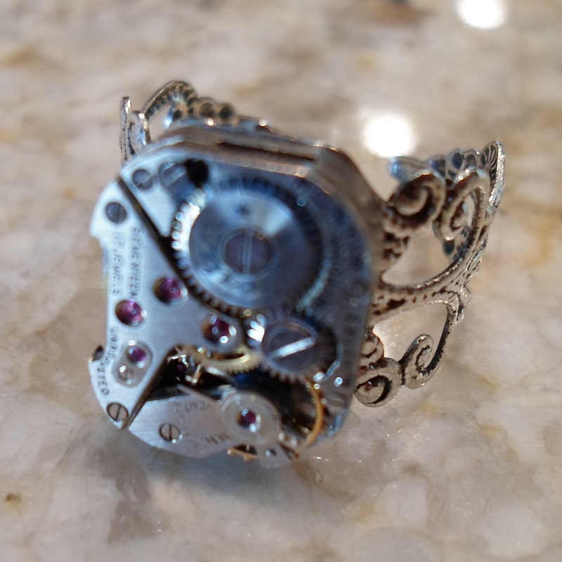 Watch Movement Ring - Etsy