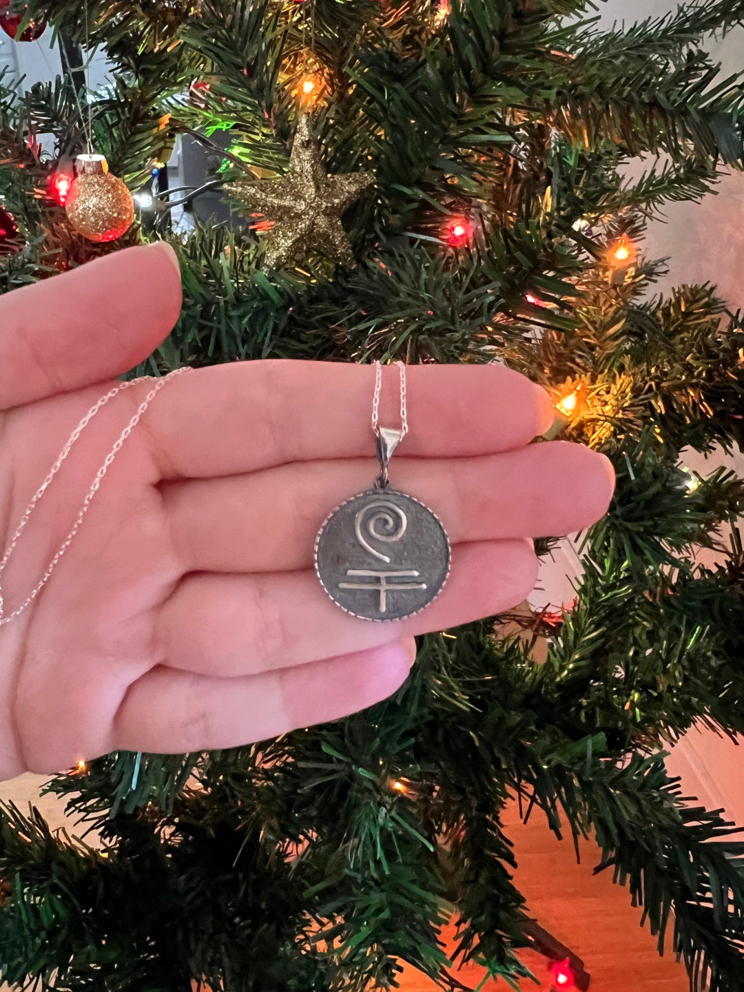 925 Sterling Silver Four Elements Necklace/ Earth Element Pendant/earth ...