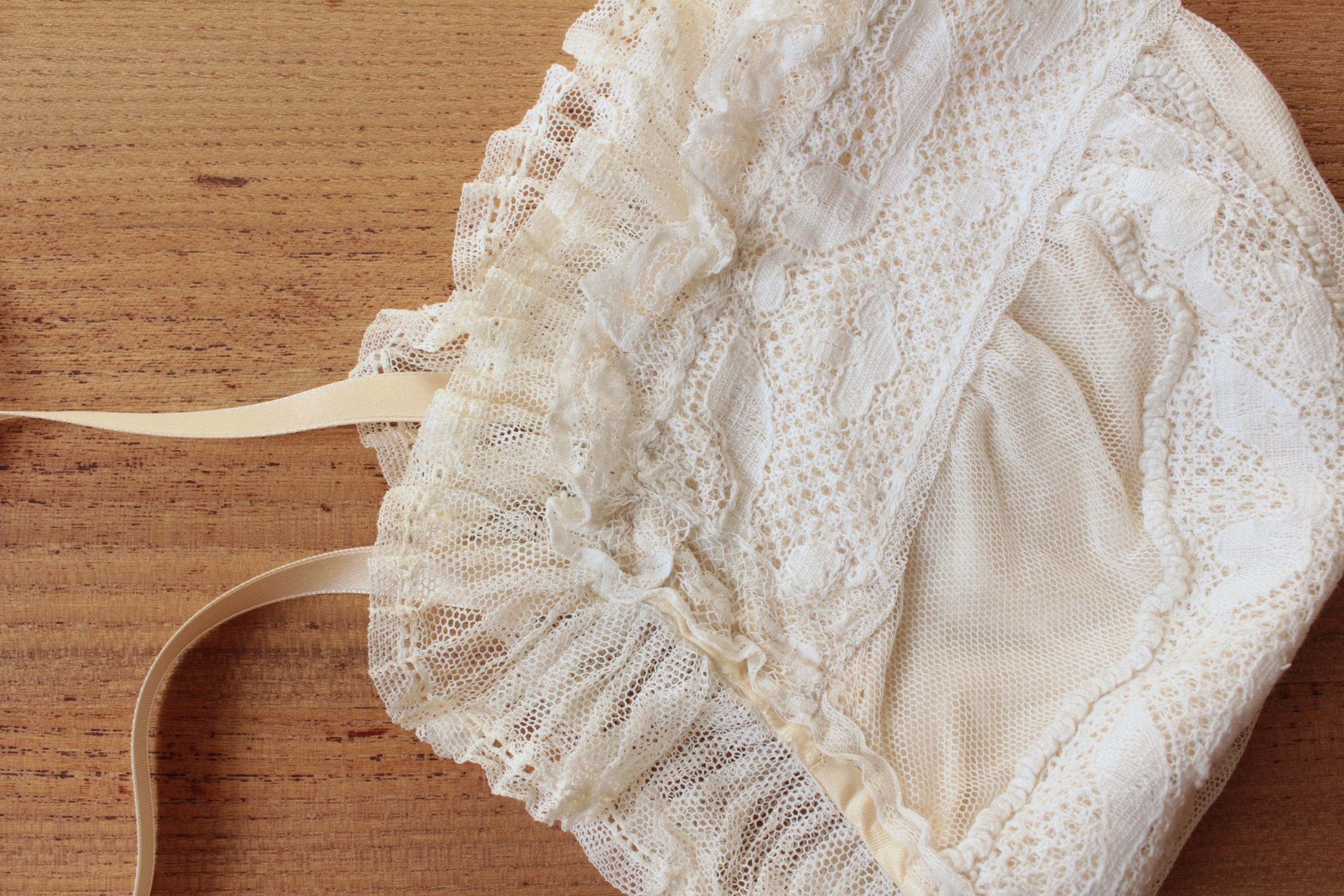 French Antique Baby Bonnet / Baby Cap/ Christening French Cap - Etsy