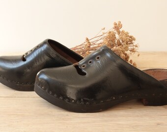 Antique French Clogs - Etsy