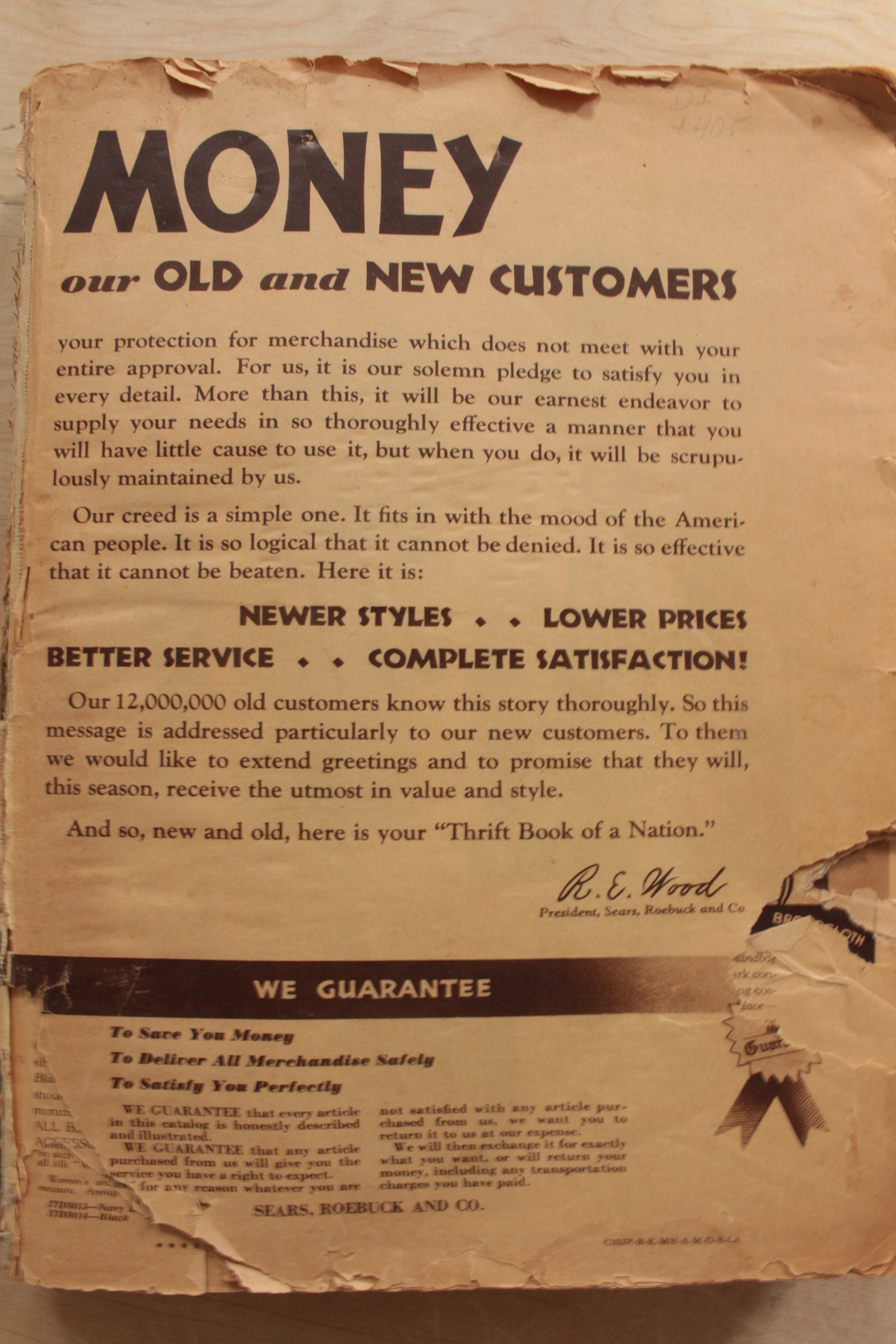 Vintage 1930 Sears Roebuck and Co. Catalog - Etsy