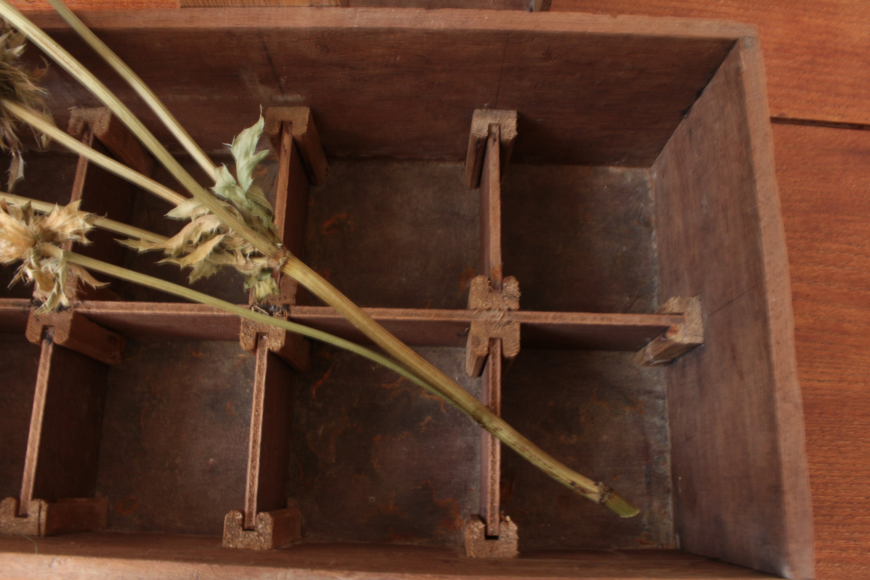 French Antique Wooden Rustic Tool Box / Wooden Trug / Wood Basket - Etsy