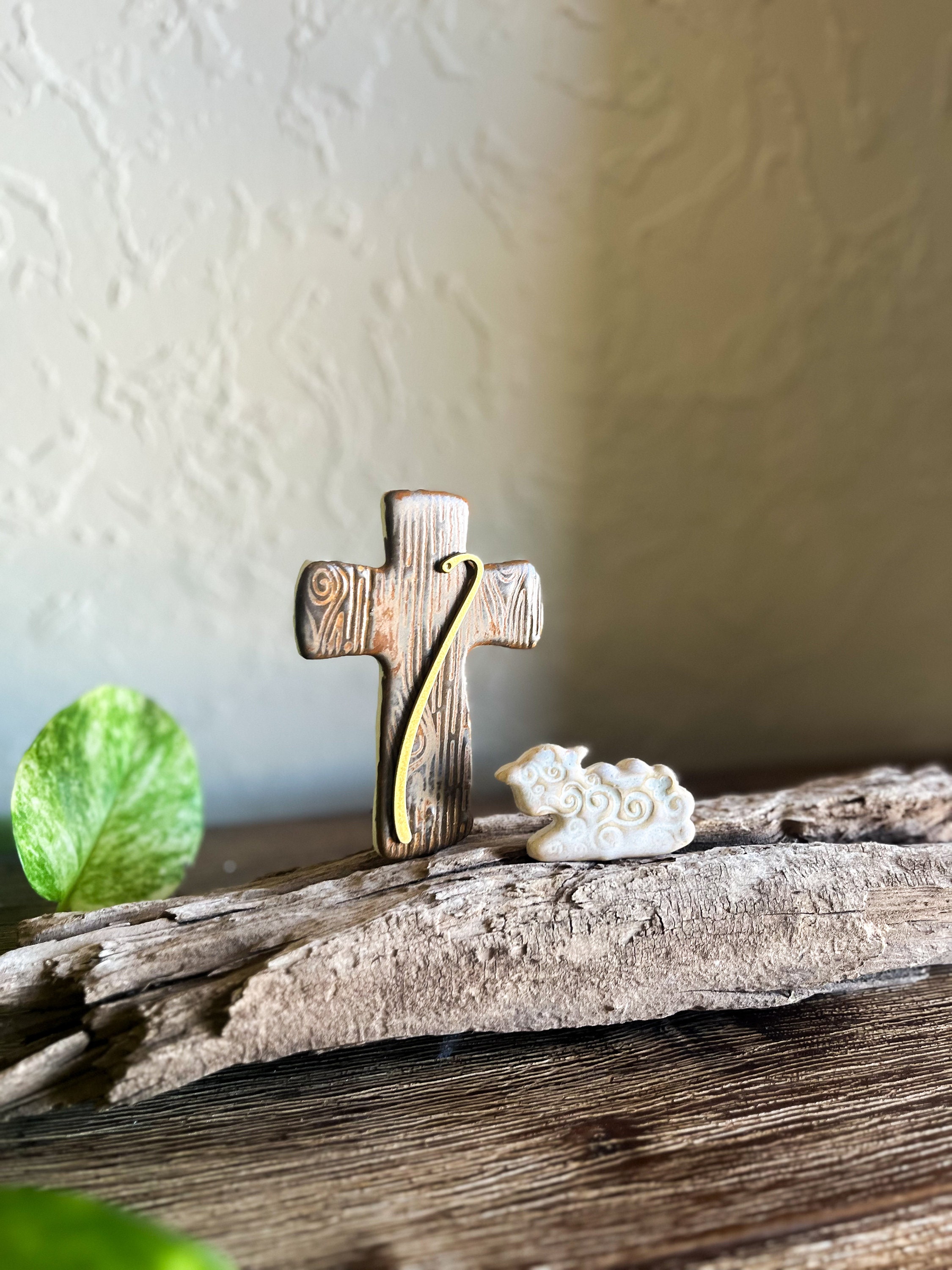 Shepherd's Cross Pottery on Driftwood - Etsy