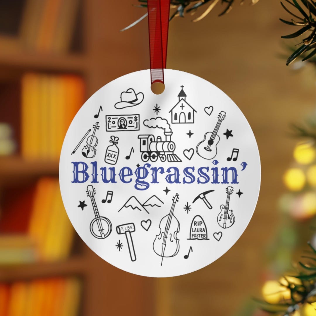 Bluegrass Christmas Ornaments | Music Lover Gifts | Holiday Keepsakes ...