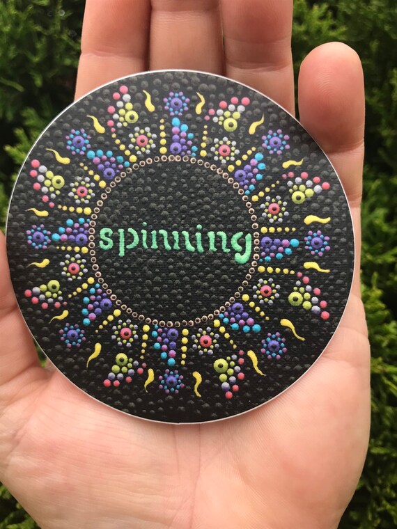 BMFS 3 spinning Vinyl Sticker - Etsy