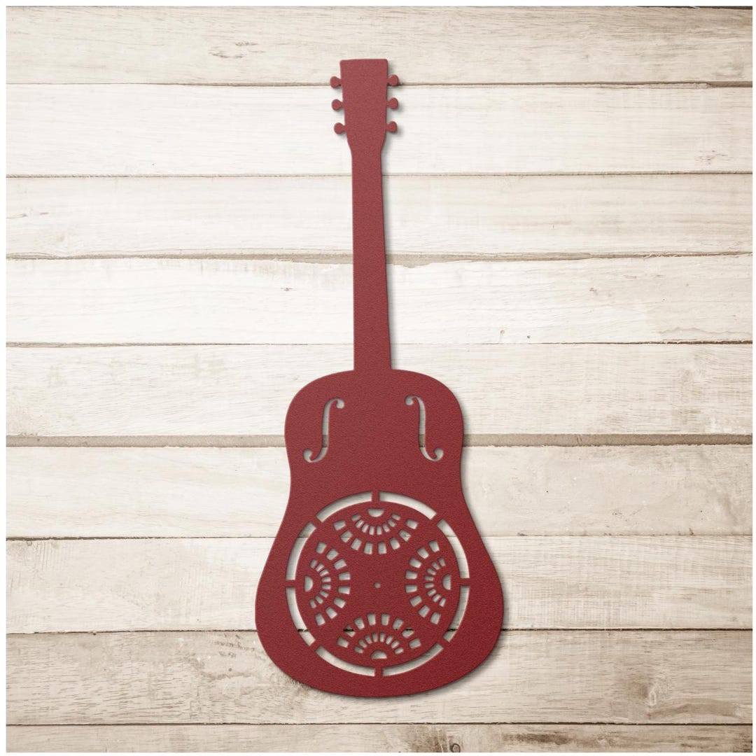 Dobro Wall Hangings | Bluegrass Music Metal Wall Art | Metal Sign ...