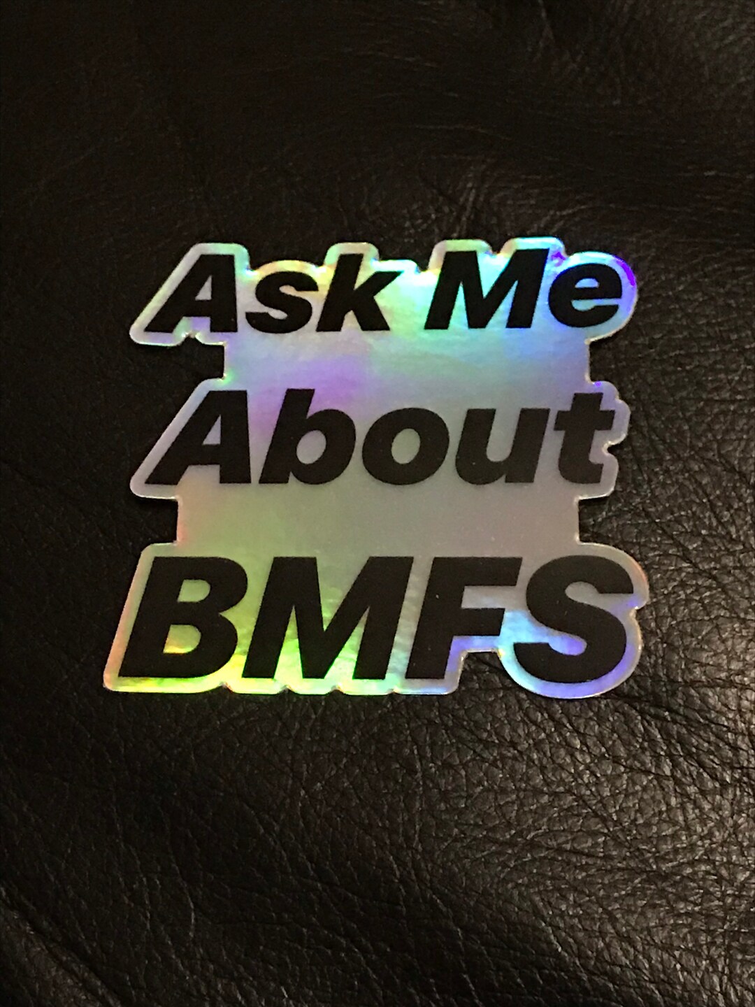 Ask Me Vinyl Sticker, Waterproof Holographic, Billy Strings Stickers ...