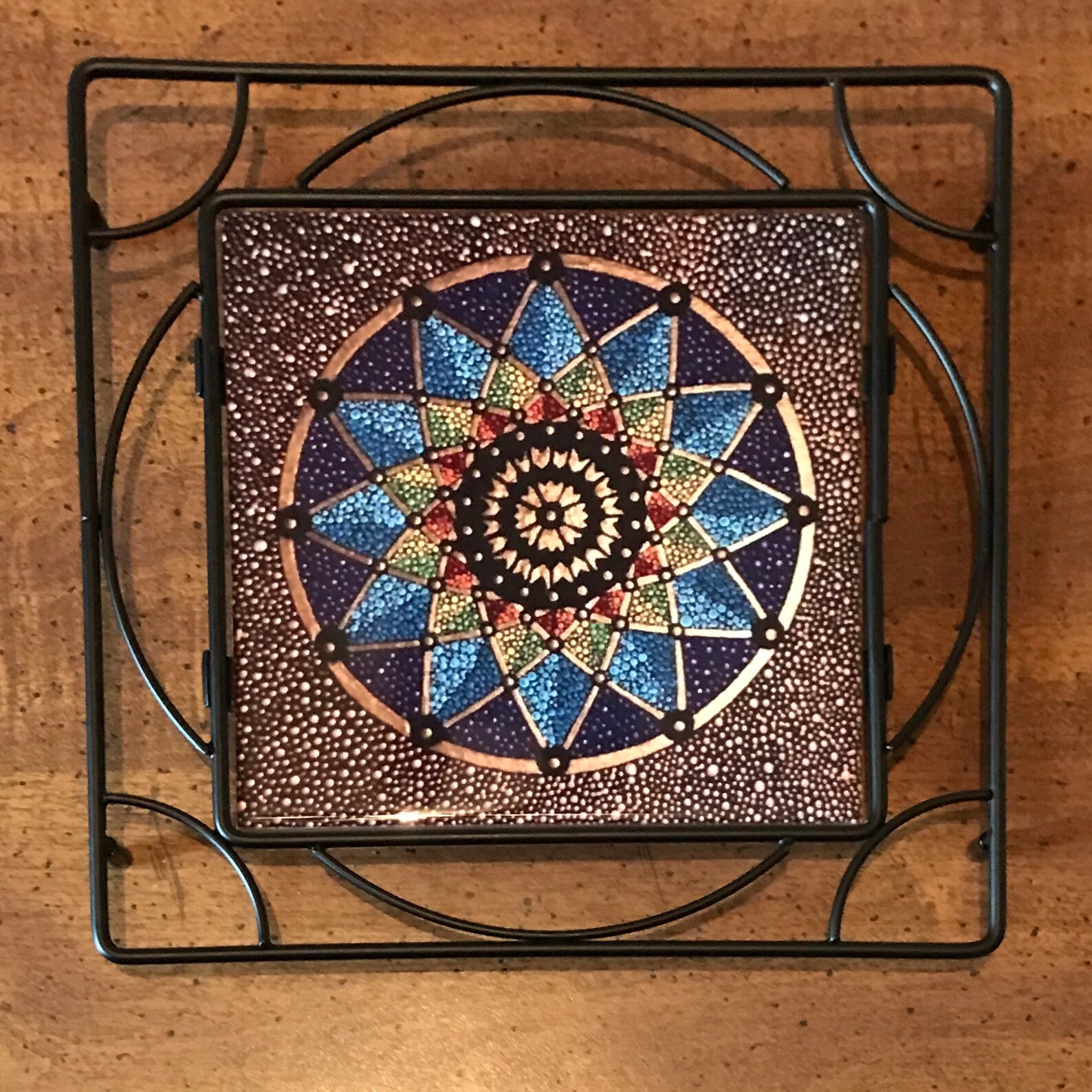 Stained Glass Kitchen Trivet - Etsy