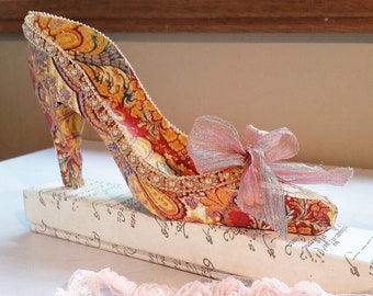 Paper High Heel Shoe Printable Digital Download / Versailles - Etsy UK
