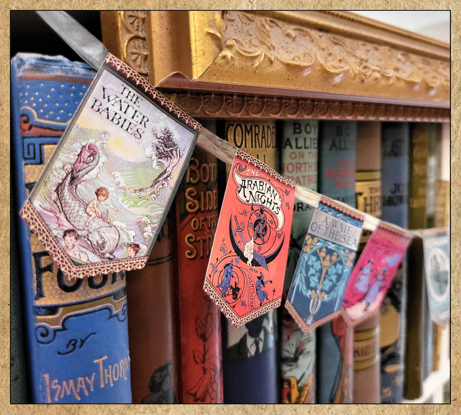 Vintage Book Bunting / Printable Bunting / Vintage Bunting / Instant ...