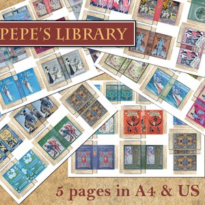 Printable Gift Box Vintage Books / Book Club Gifts / Chocolate Box ...