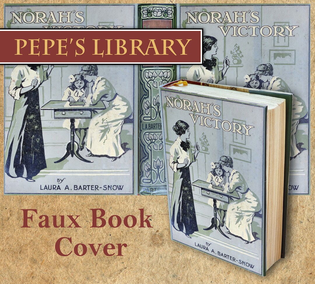 Printable Vintage Book Covers / Antique Decor / Vintage Book Cover ...