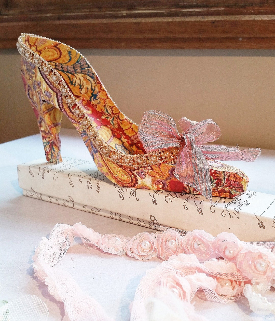 Paper High Heel Shoe Printable Digital Download / Versailles Heel ...