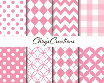 Green Seamless Digital Patterns Bundle-prints Digital Paper Pack ...