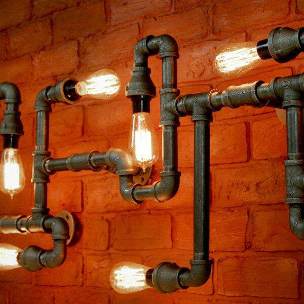 Pipe Lighting - Etsy