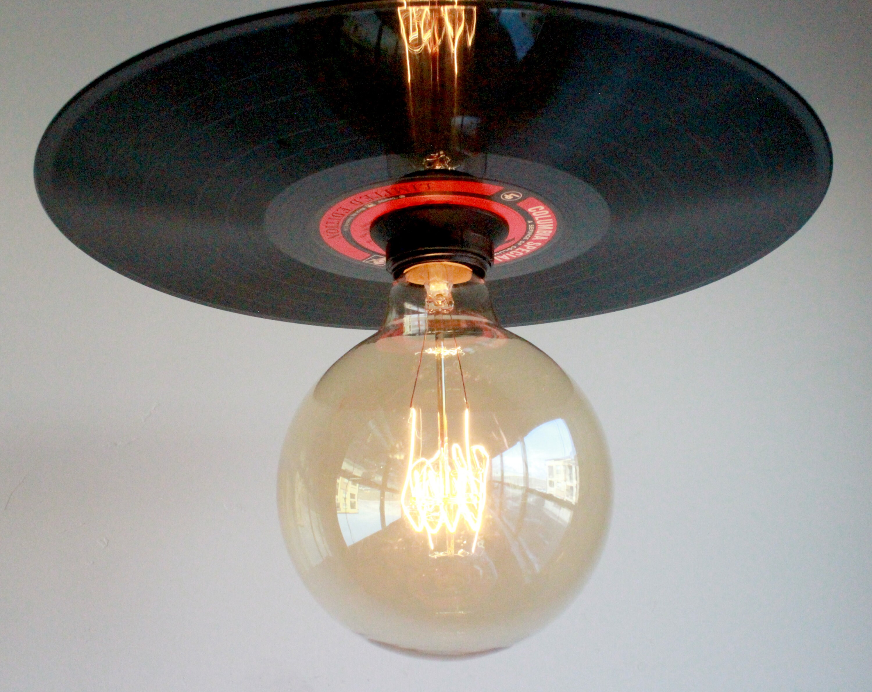 Vinyl Record Pendants Vintage Industrial Lighting - Etsy