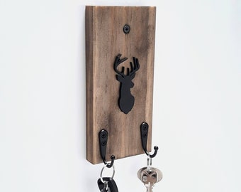 Deer Hunting Rifle Multi-layer, Hunting Decor, Wood Deer Gift, Wall Art ...