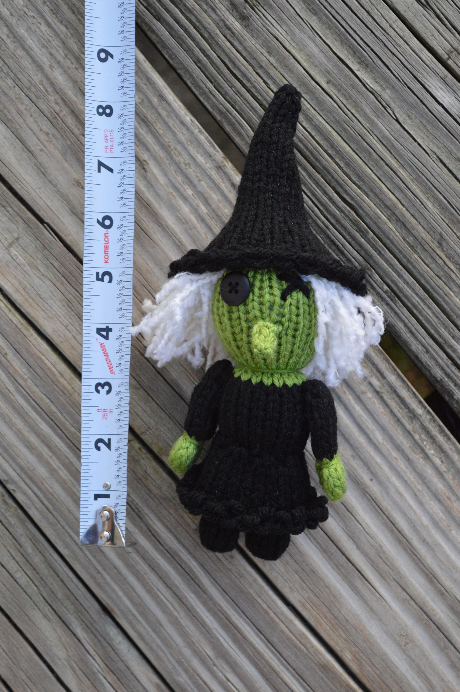 Green Witch Doll Knitted Witch Witch Doll Witch Toy - Etsy