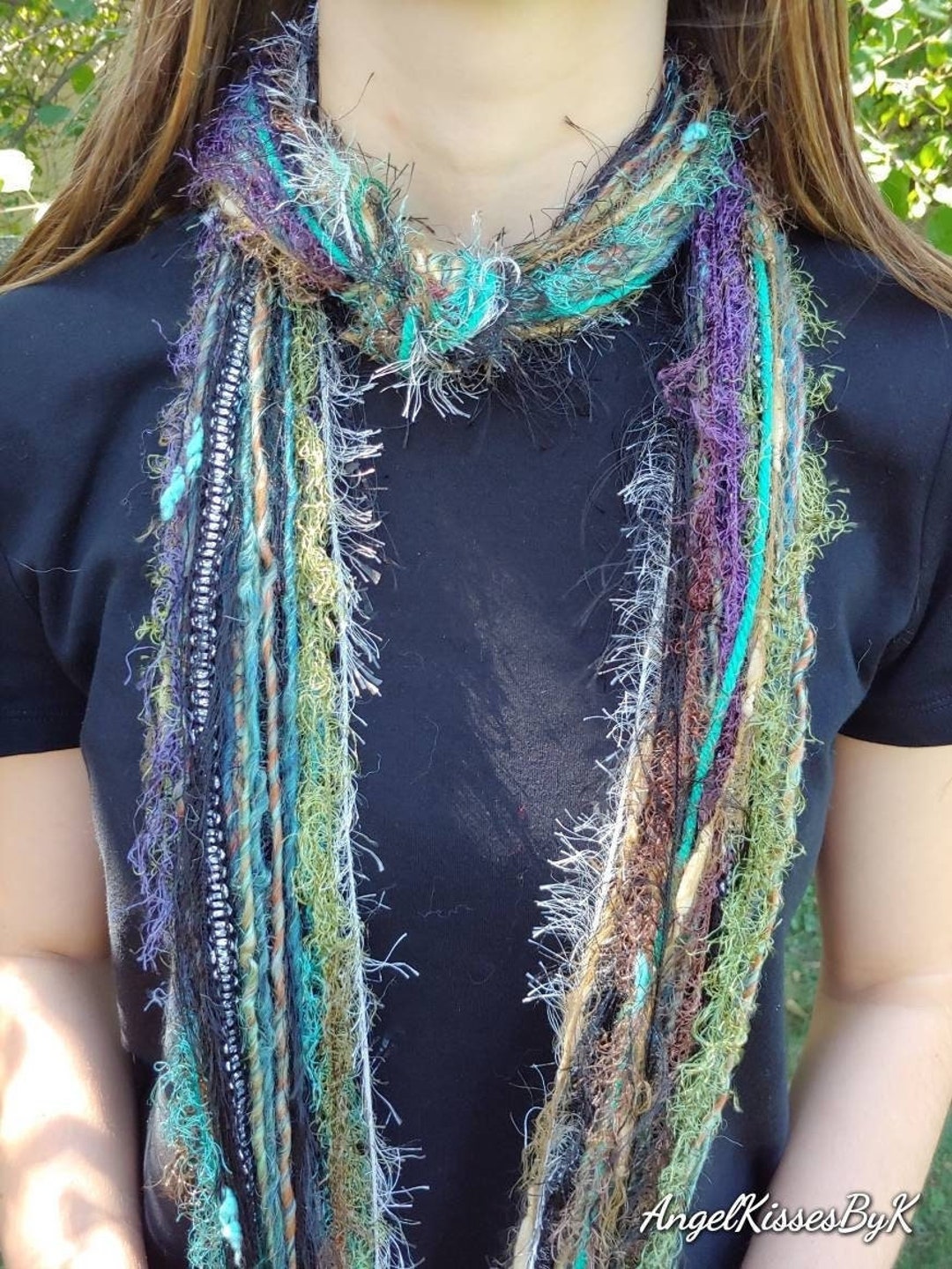 Fringe Scarf, Gifts for Women Who Has Everything, Unique Scarf ...