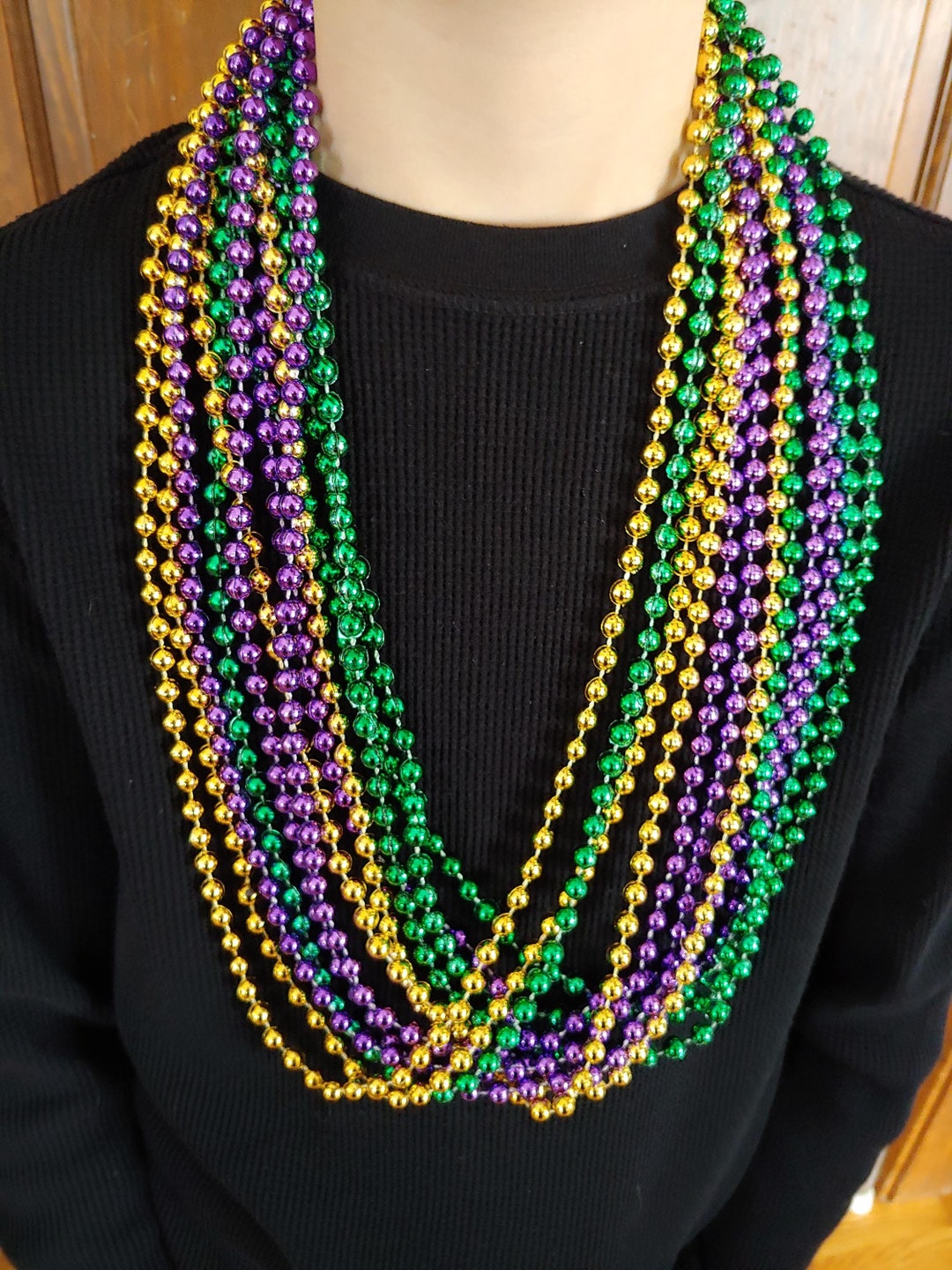 Mardi Gras Beads Necklace, Mardi Gras Beads, Mardi Gras Jewelry, Mardi ...