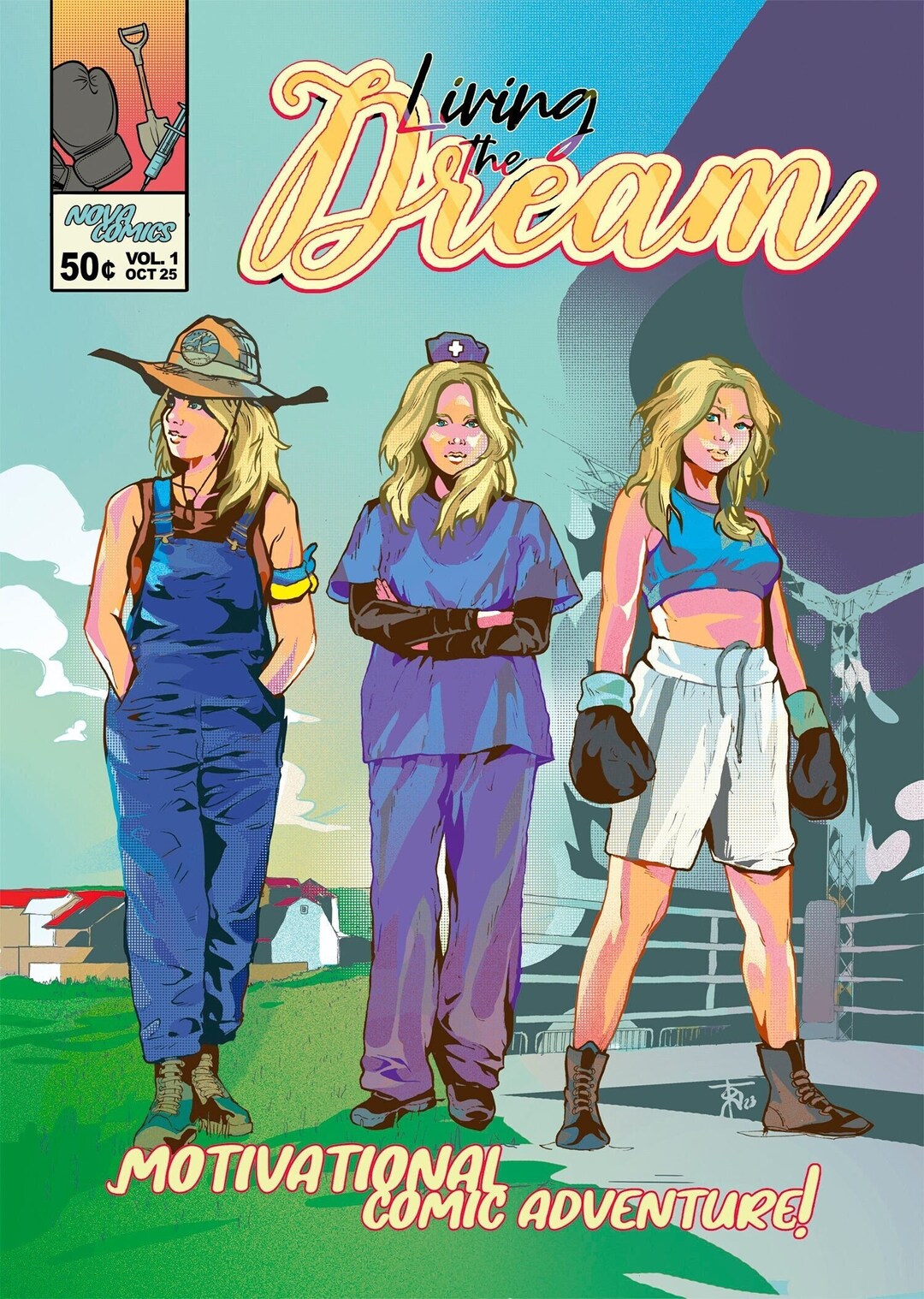 Comic Book Cover Design | Character Art Commission - Etsy