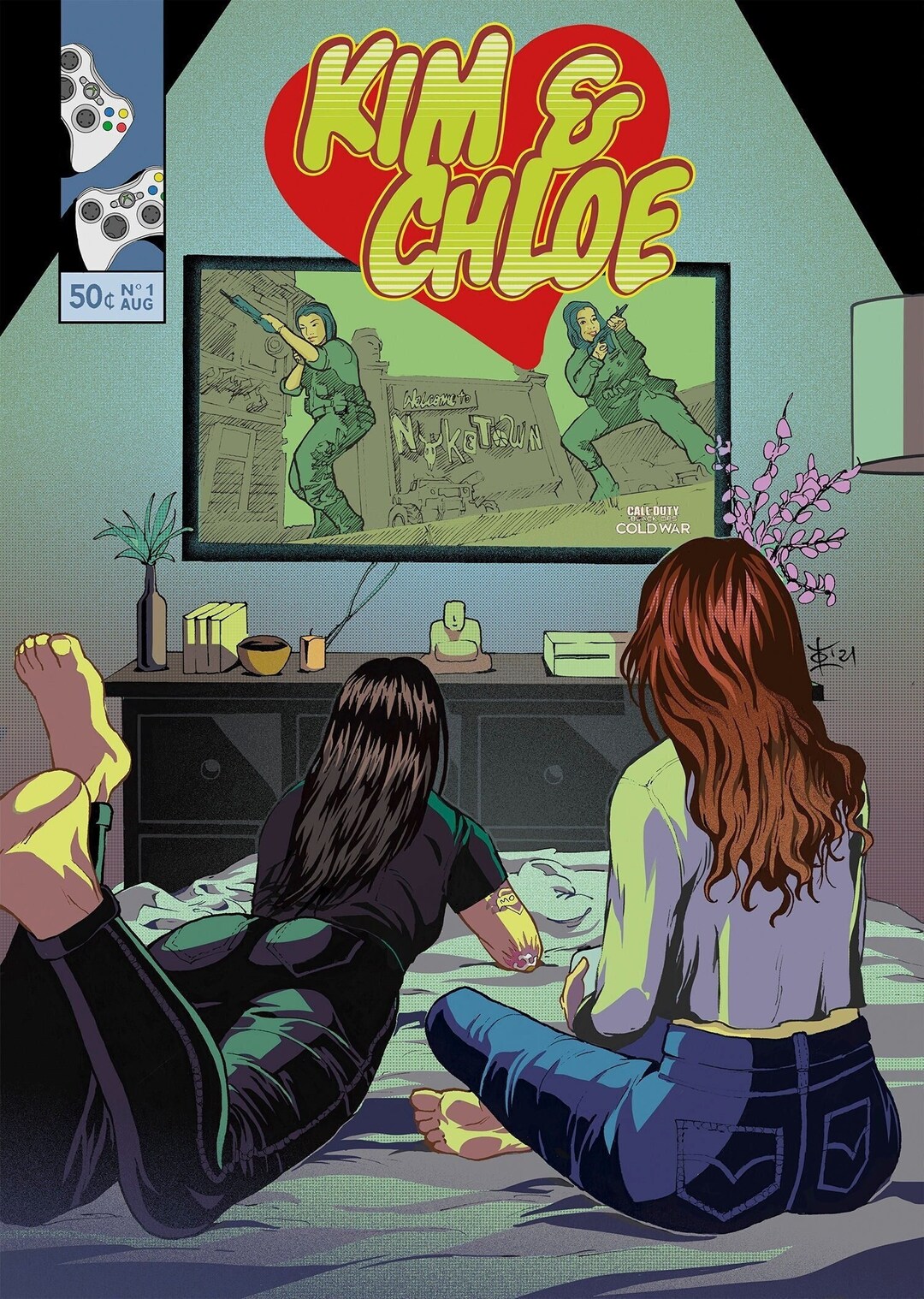 Comic Book Cover Digital Commission - Etsy