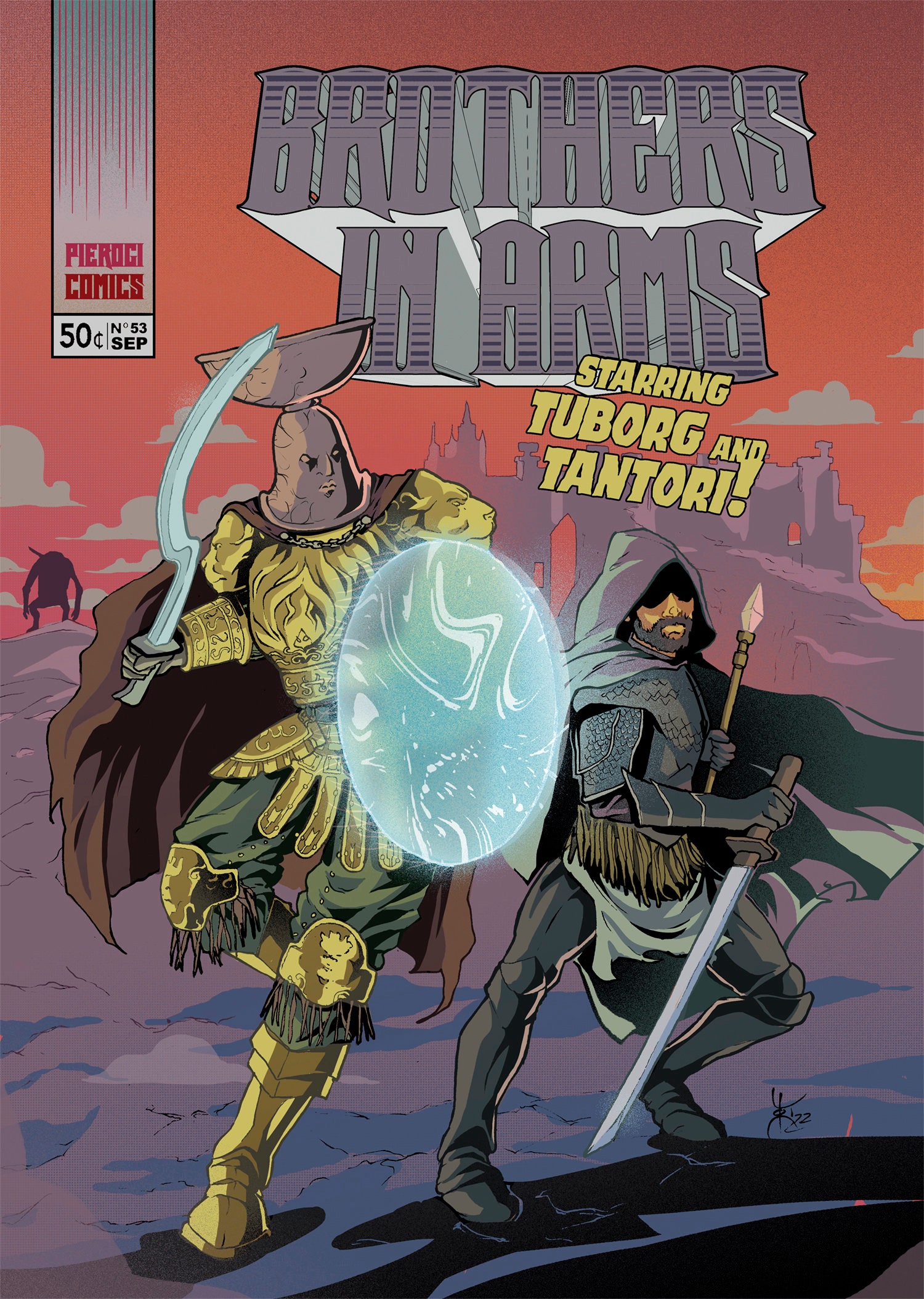 Comic Book Cover Design | Character Art Commission - Etsy