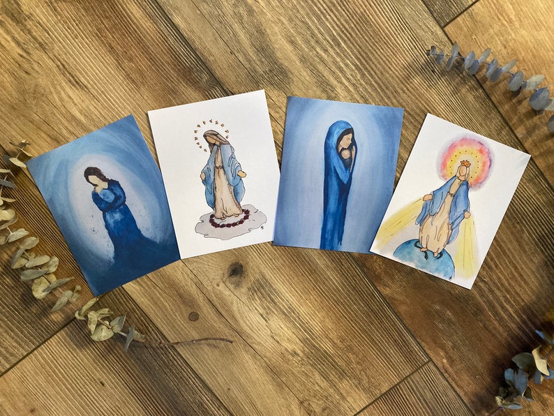 Marian Notecards - Etsy