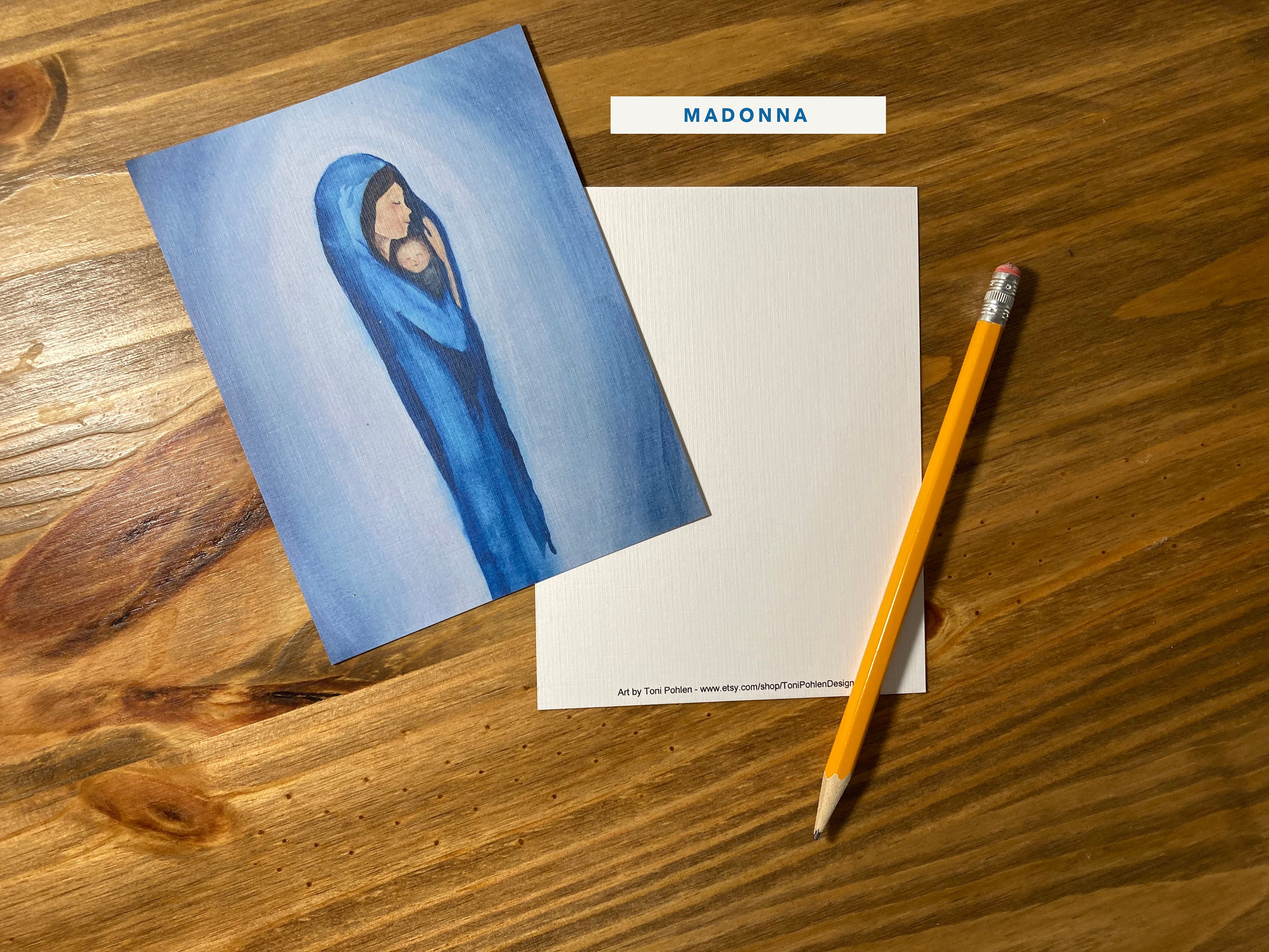 Marian Notecards - Etsy