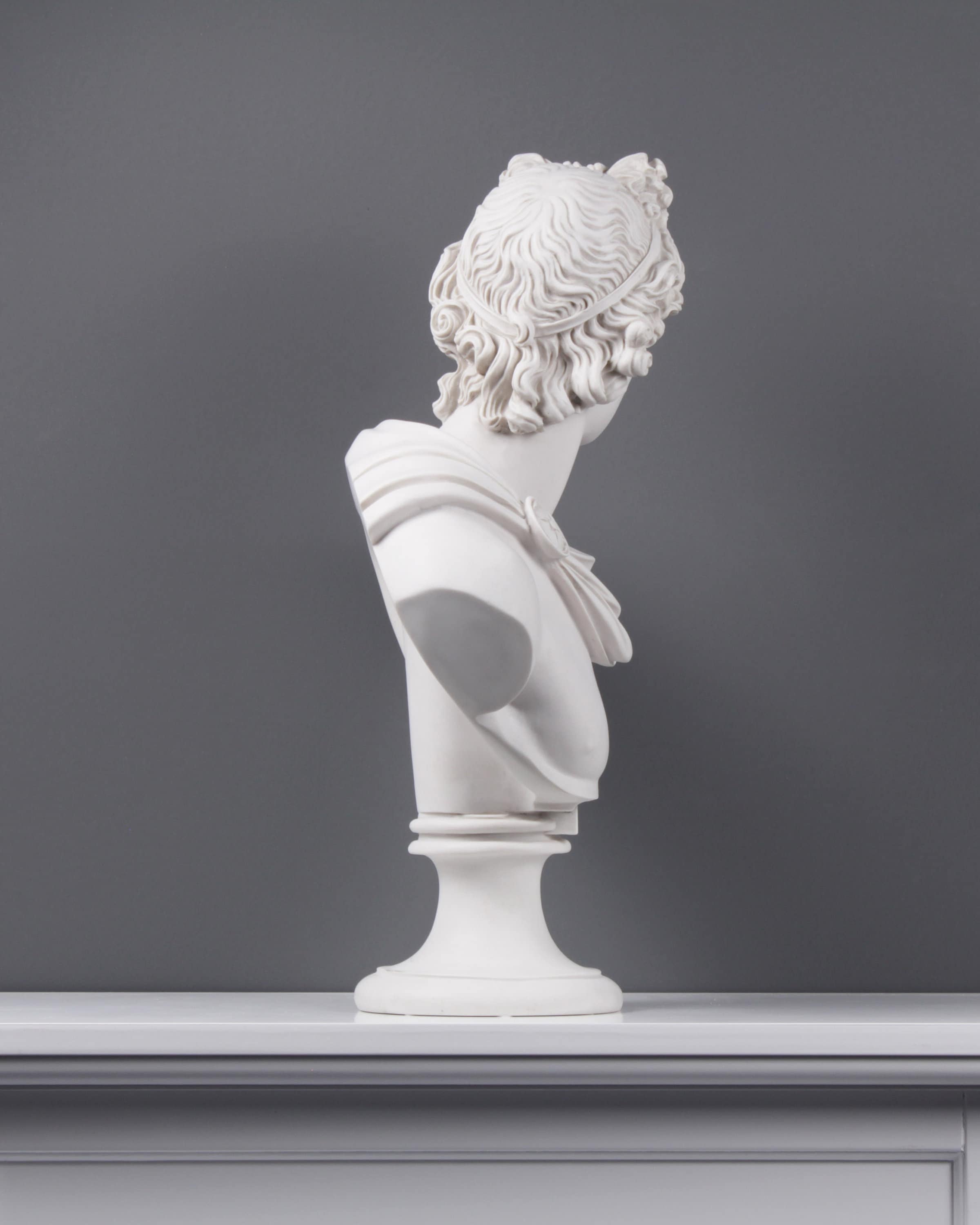 Apollo Bust Sculpture - Greek Statue of Apollo Belvedere - Neoclassical ...