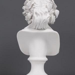 Lansdowne Antinous as Dionysus Bust Sculpture - Antique Statue - Greek ...