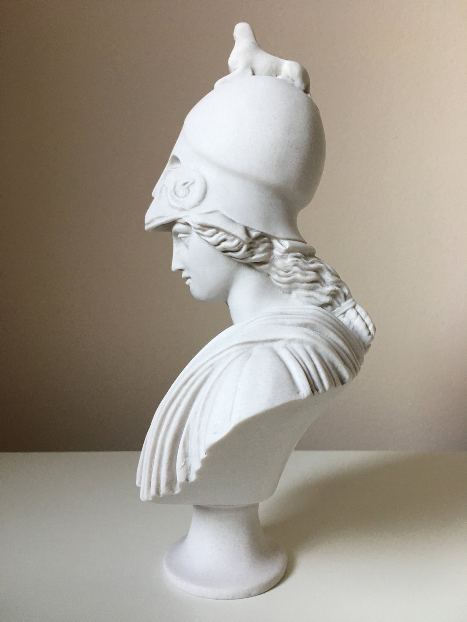 Athena Bust Sculpture Goddess Statue of Wisdom Roman Greek | Etsy