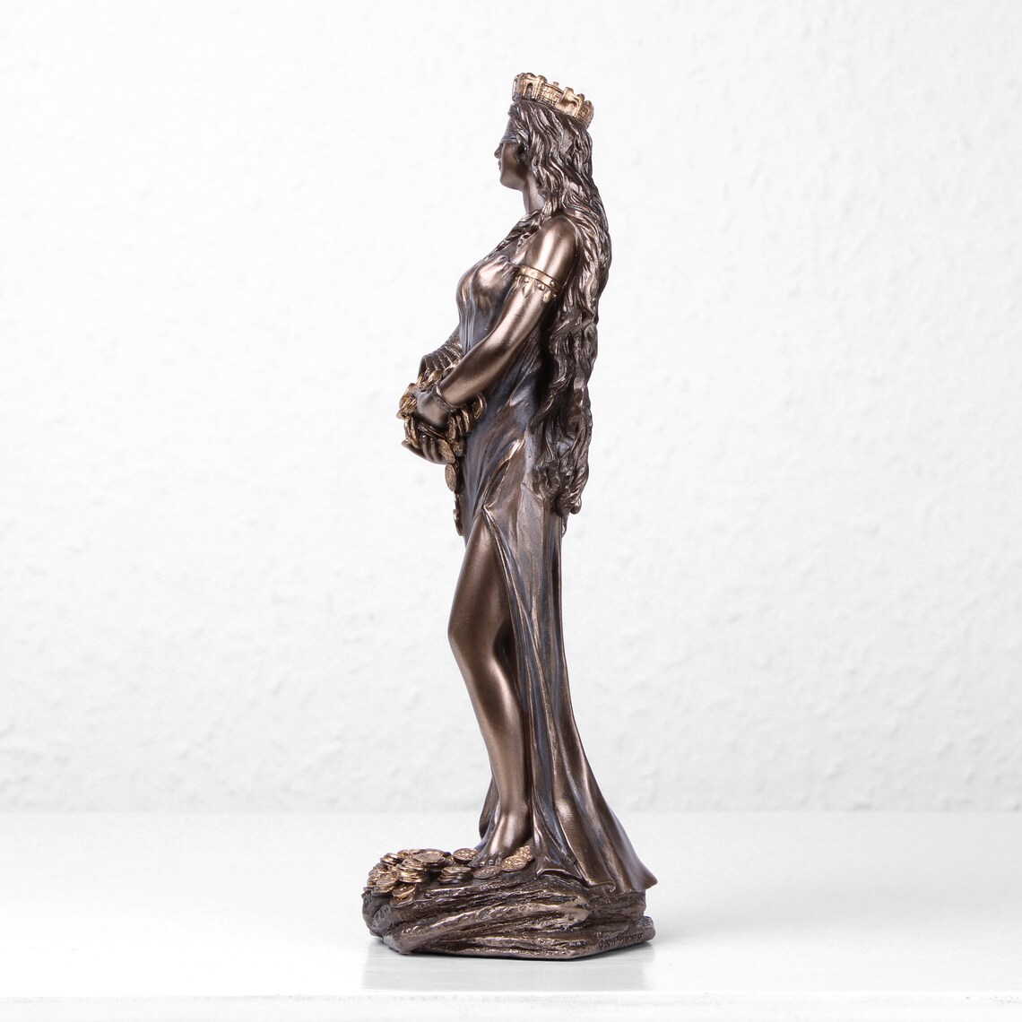 Fortuna Goddess of Fortune Statue (cold Cast Bronze Sculpture ...