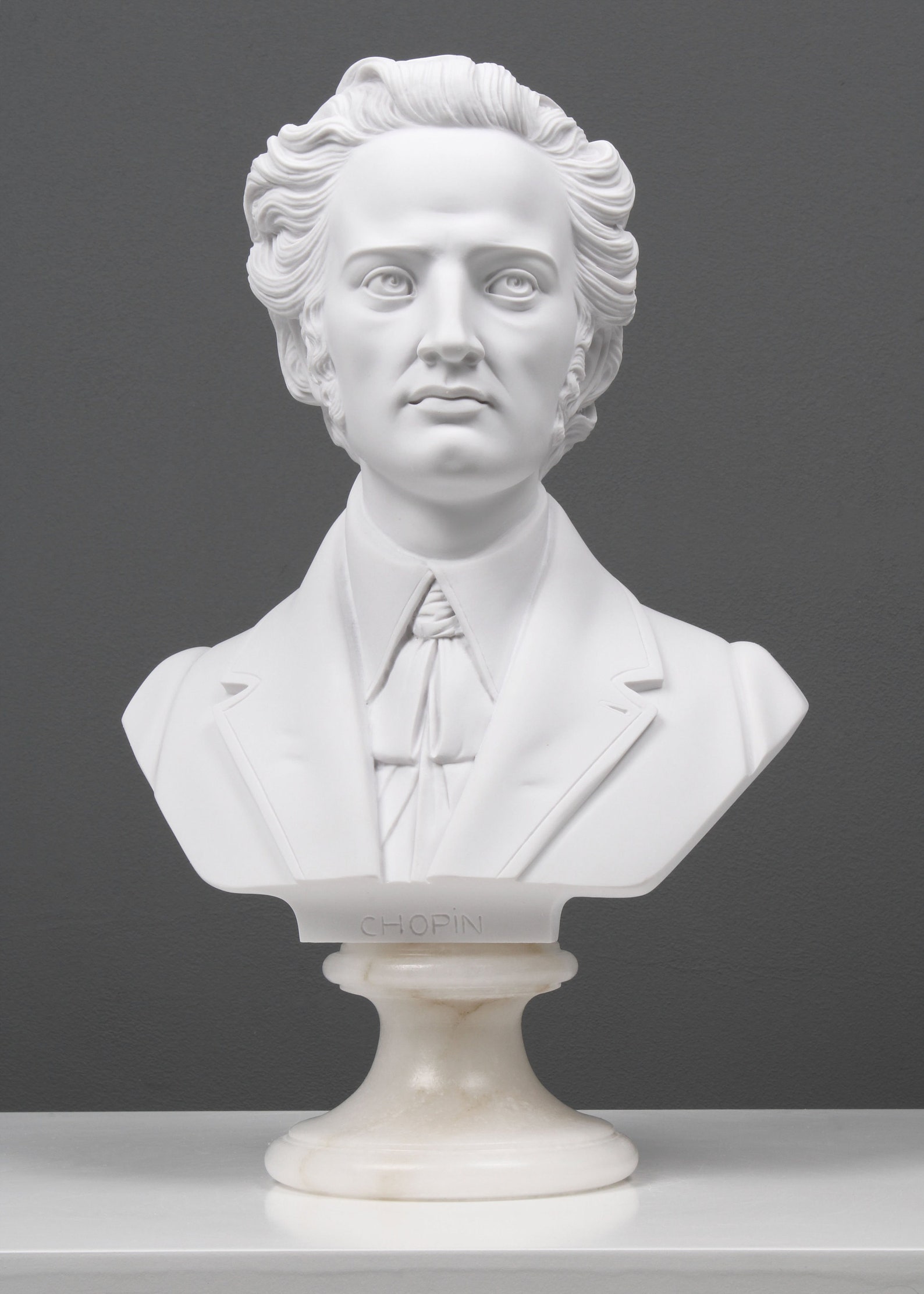 Chopin Bust Sculpture Famous Musician Bust Marble Handmade - Etsy