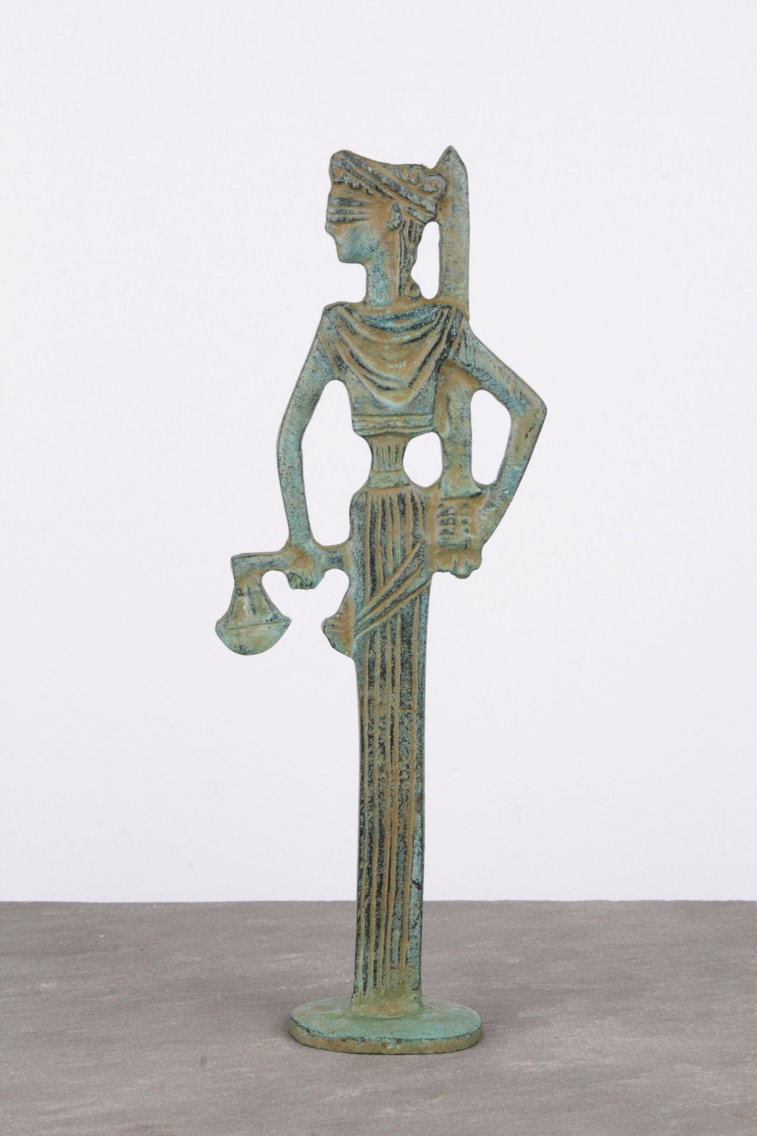 Lady Justice Statue - Bronze Figurine of Goddess Justicia Sculpture ...