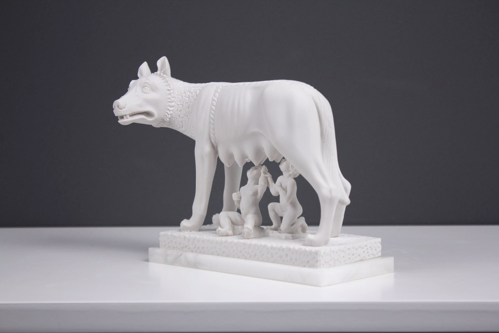 Capitoline Rome Wolf Statue Romulus and Remus With She-wolf - Etsy