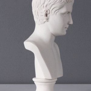 Octavian Statue - Young Augustus Bust - Roman Emperor Sculpture - MADE ...
