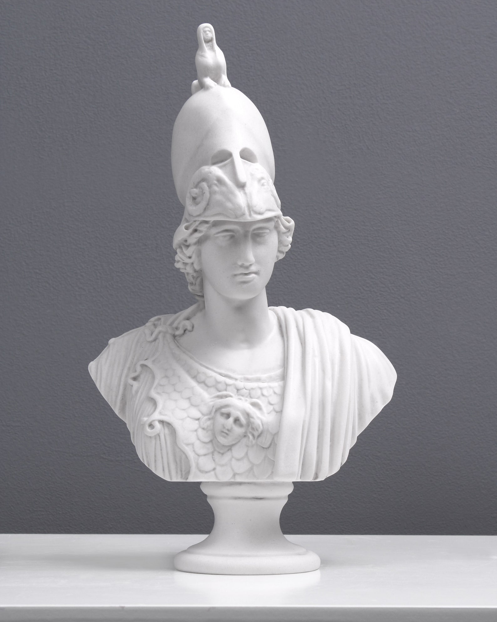 Athena Bust Sculpture - Goddess Statue of Wisdom - Roman Greek of ...