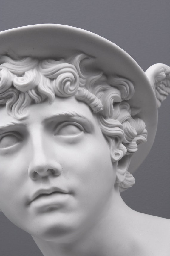 Hermes Statue Face